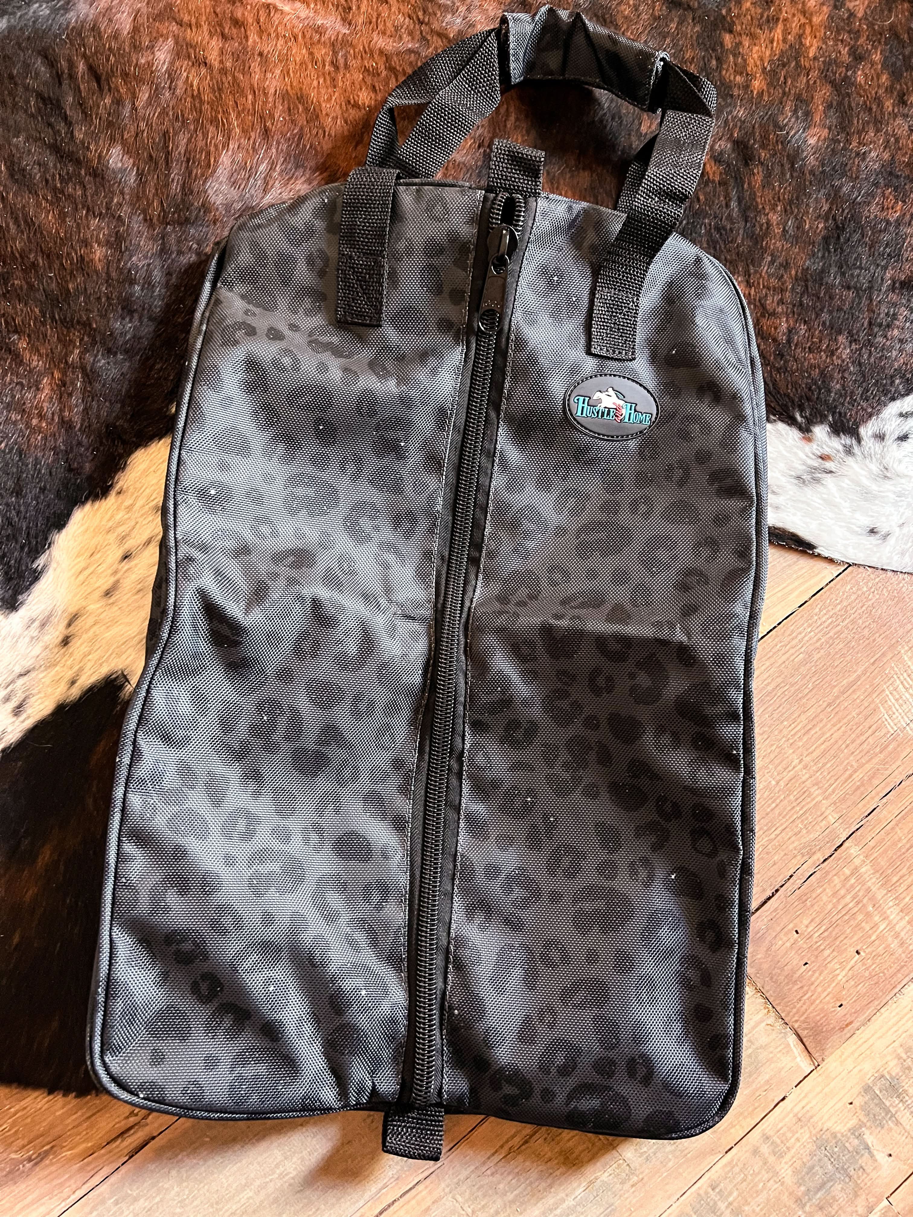 Black Leopard Luxury Tack Bag – Crutcher's Western