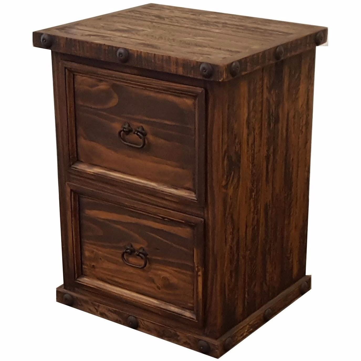 Oasis Short Rustic File Cabinet – Crutcher's Western
